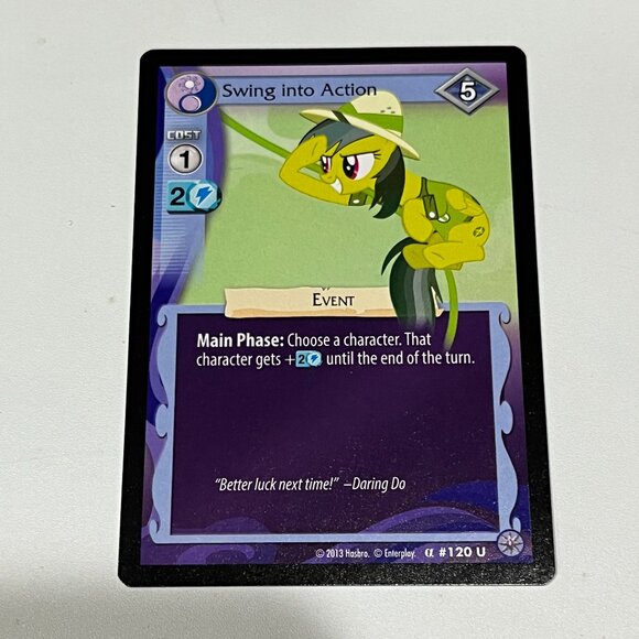 Toys | My Little Pony Card Game Swing Into Action 12u | Poshmark